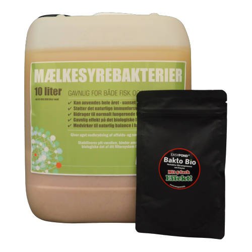 Mælkesyrebakterier 10 liter - inkl. 50g Bakto Bio - KOIMAD.dk